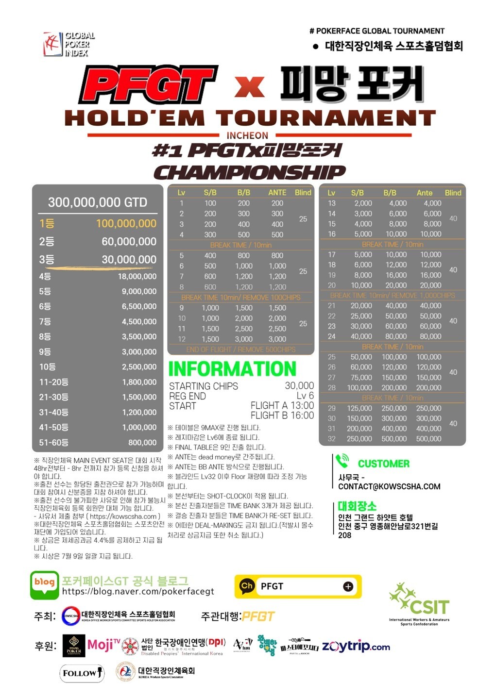 [2024.7.5~7.7] PFGT X 피망포커 홀덤 토너먼트
